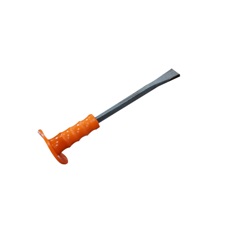 Rubber Handle Flat Chisel 16*300 - OSCO TOOLS
